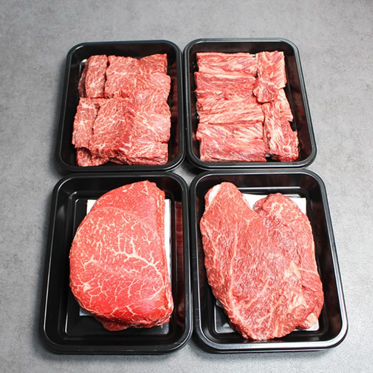 한성가횡성한우 정품 횡성한우 명품프리미엄 혼합세트 8호 24kg로스용 600g X 2 홈플러스 택배배송