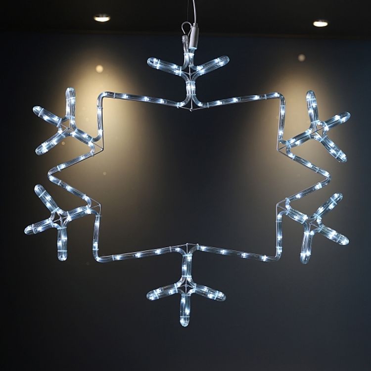 Led 트리구 눈결정 C타입dc24v 71cm 무점멸 백색 정류기 별도 크리스마스전구 홈플러스 택배배송