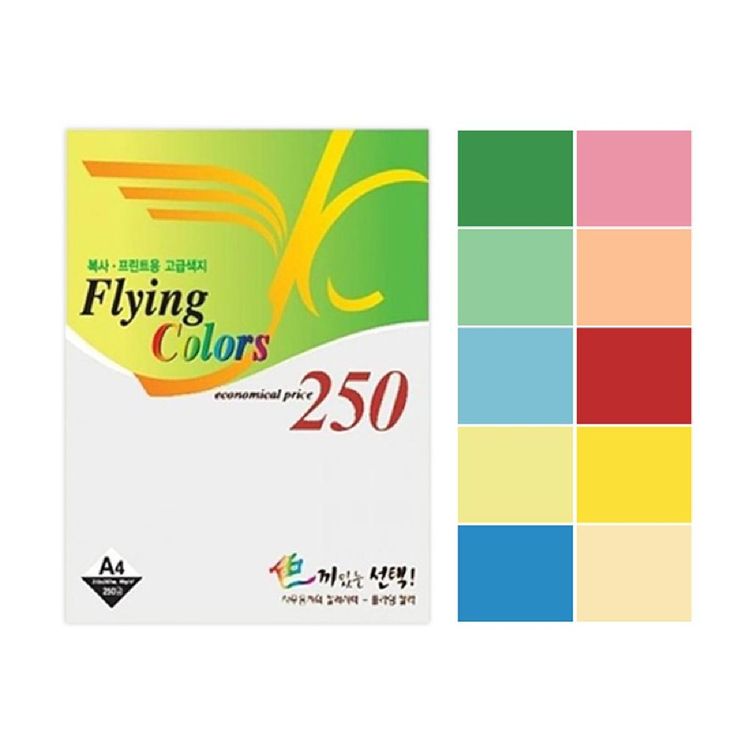삼원 플라잉칼라 A480g250매 R01레인보우 홈플러스 택배배송