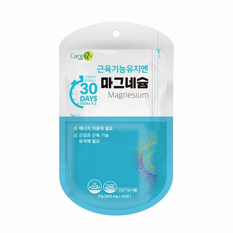 케어엔 근육기능유지엔 마그네슘 30정 홈플러스 택배배송