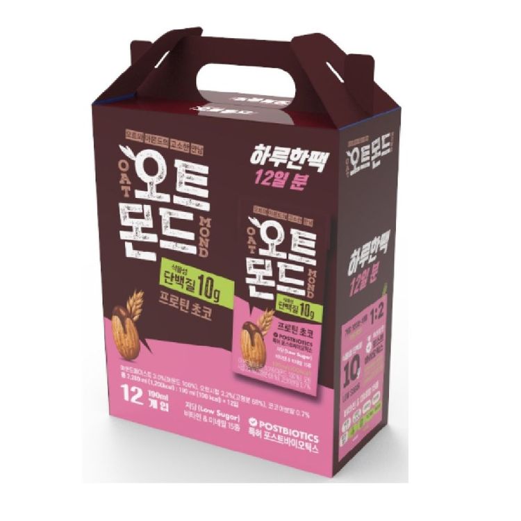 롯데칠성 오트몬드 프로틴 초코 190ML*12 | 홈플러스