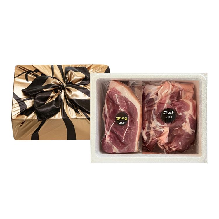 E경남몰 함양 지리산흑돼지로 수육세트앞다리 1kg사태살 1kg 홈플러스 택배배송