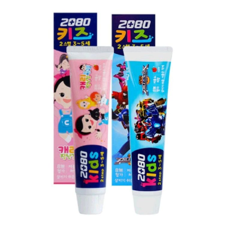 2080 2스텝 키즈 캐리 딸기치약 75g 8개입 홈플러스 택배배송
