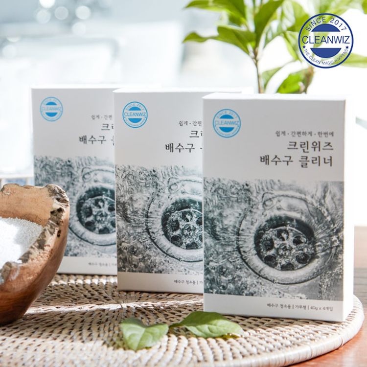 21 강력한 배수구클리너 12회분 1년치 배수관 싱크대 세면대 하수구 막힘 냄새제거 유분 홈플러스 택배배송