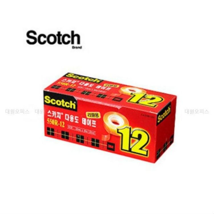 3m 실용적인 N704104fc35 스카치 다용도테이프 리필 550r 18mmx30m 홈플러스 택배배송