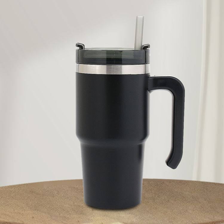 써머원 보온보냉 텀블러 차량 빨대 보냉컵 블랙 600ml 홈플러스 택배배송