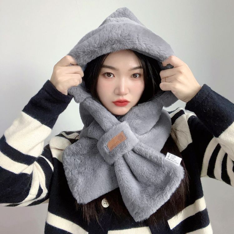 소프트퍼 후드 머플러 방한털모자 목도리 홈플러스 택배배송