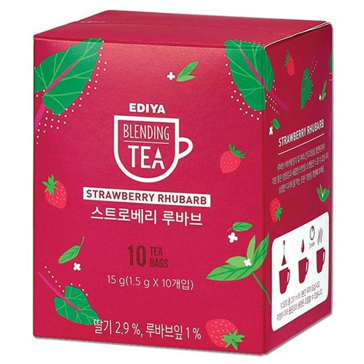 블렌딩티 스트로베리 루바브 15gx10t 이디야 홈플러스 택배배송