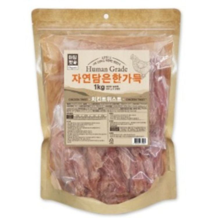 모모펫 자연담은 한가득 1kg 치킨트위스트 홈플러스 택배배송