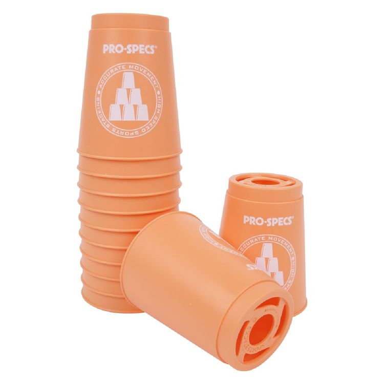 프로스펙스 스포츠 스태킹컵 오렌지 12개입 국산 스피드 스택스 컵스택 컵쌓기 홈플러스 택배배송