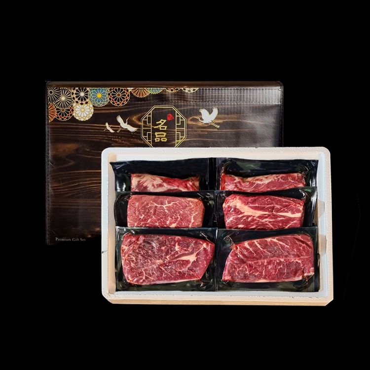 박참봉푸줏간 블랙앵거스 탑초이스 명품구이세트 1호 갈비살 200gx2팩부채살 200g 홈플러스 택배배송