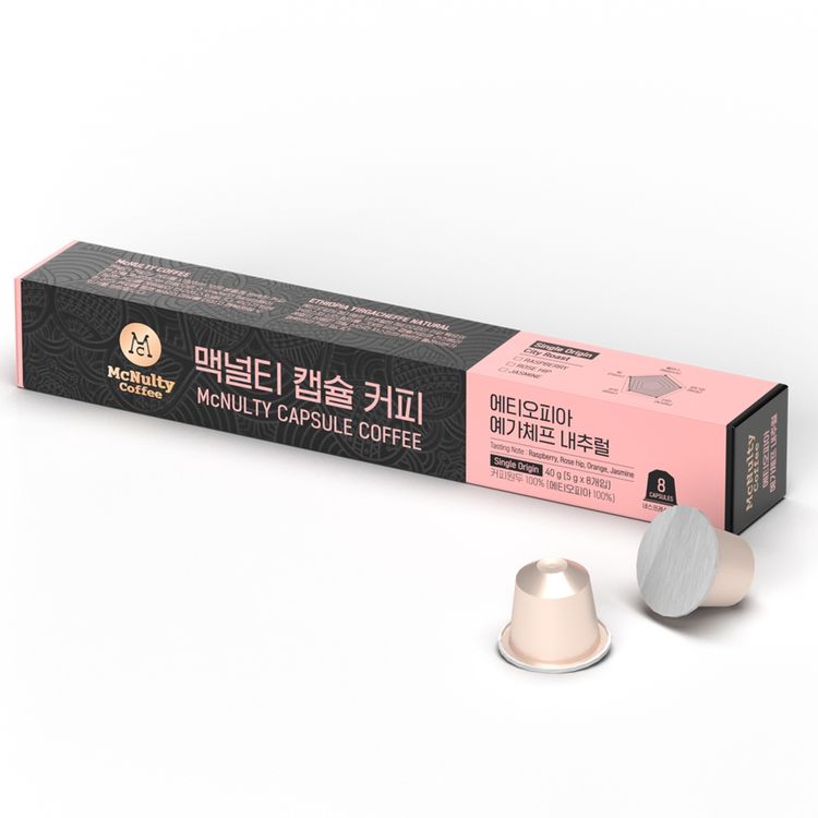 맥널티 네스프레소호환 캡슐커피 에티오피아 예가체프 내추럴 24개입5gx24개 홈플러스 택배배송