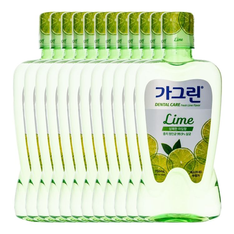 동아제약 가그린 후레쉬 라임 750ml X 12개1박스 홈플러스 택배배송