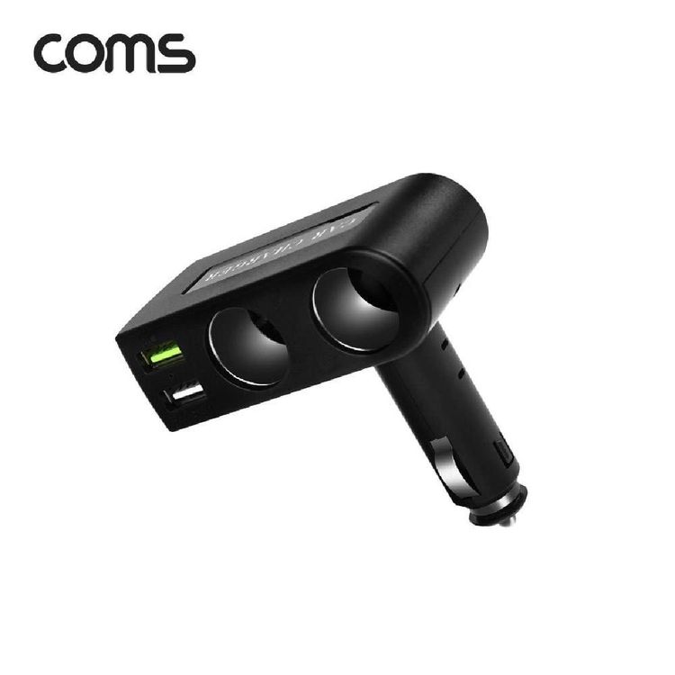 Coms 차량용 고속 충전 파워소켓 90도 회전 Qc 30 홈플러스 택배배송