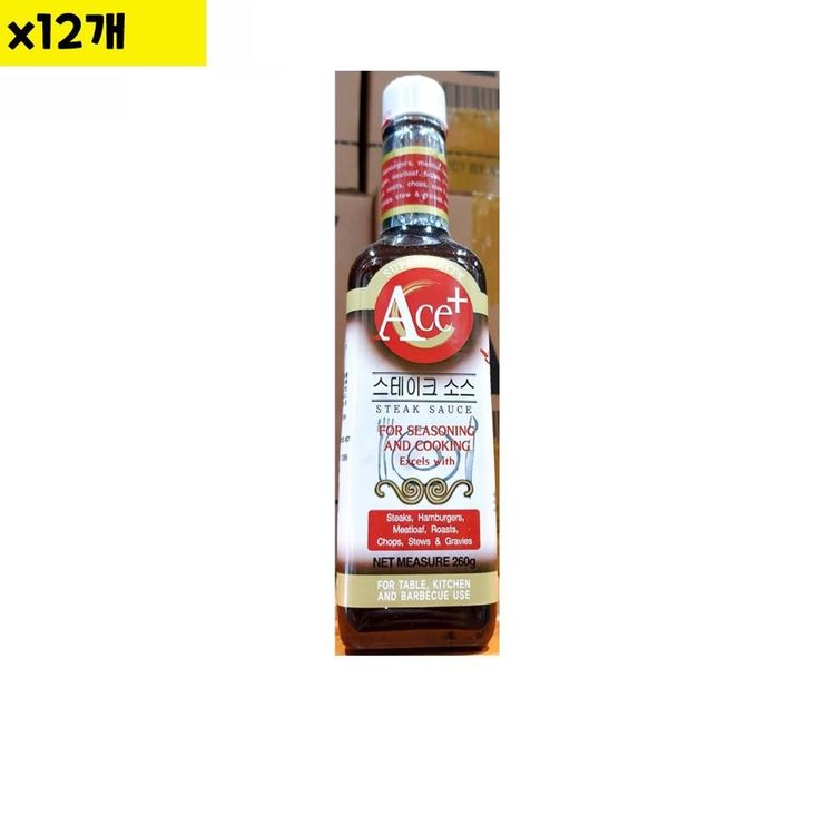 식자재 식재료 도매 스테이크소스 Ace 260g X12개 홈플러스 판매자택배
