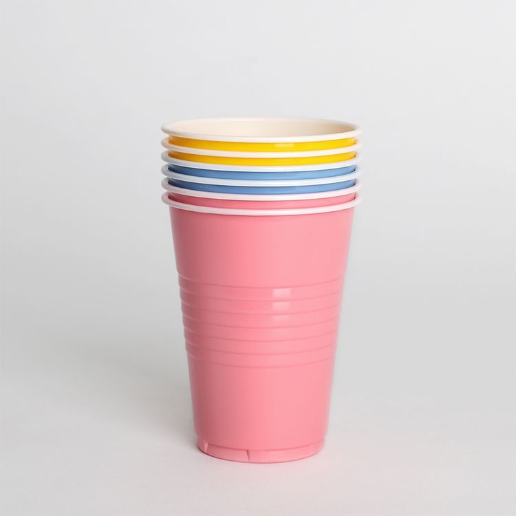 컬러컵 6개입250ml 다회용 플라스틱컵 홈플러스 택배배송
