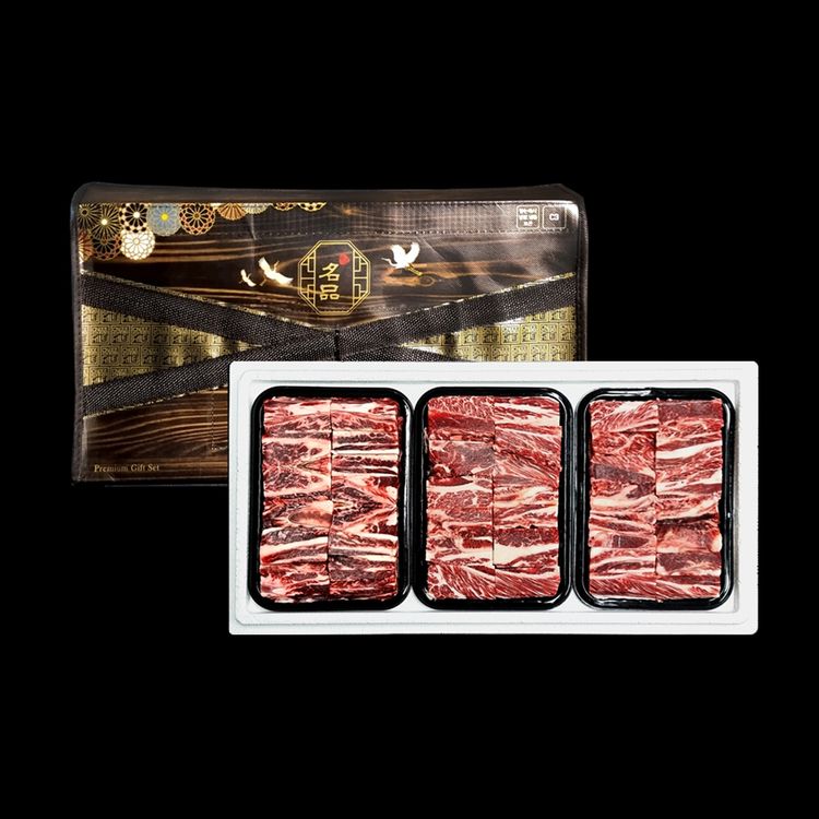 박참봉푸줏간 한우 갈비찜 선물세트 2호 1등급갈비찜 800g X 3팩 홈플러스 택배배송