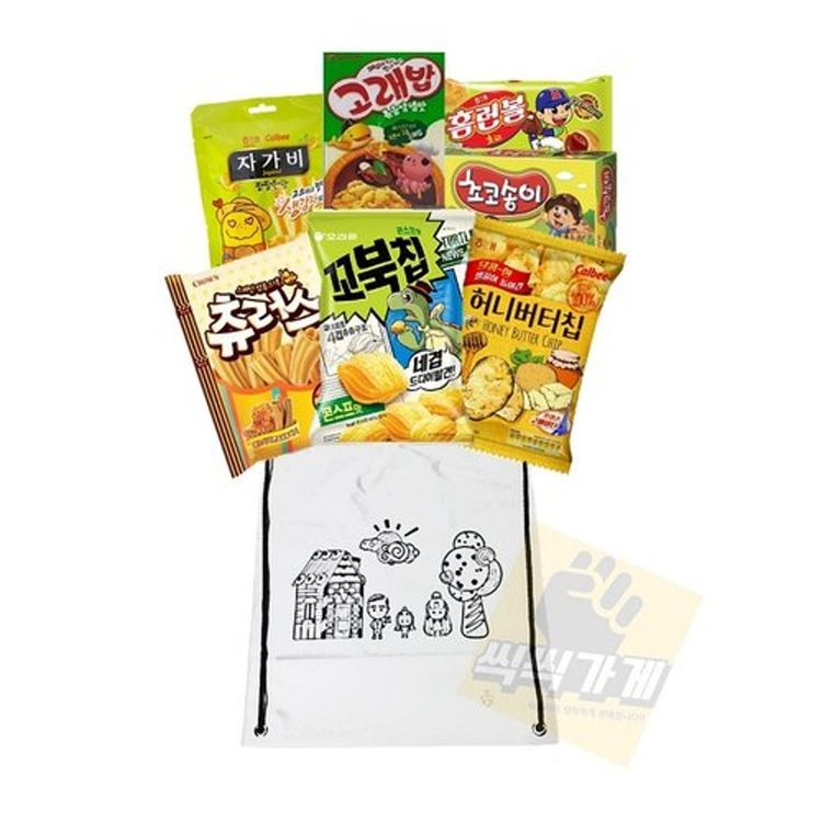 인기과자 어린이선물 가방세트 꼬북칩 허니버터칩 츄러스 자가비 고래밥 홈런볼 초코송이 홈플러스 택배배송