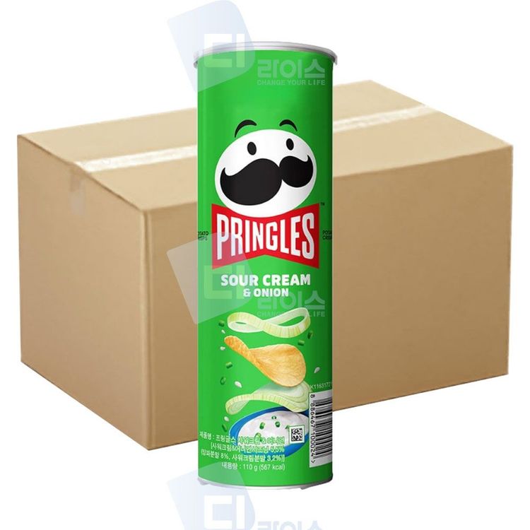 프링글스 사워크림어니언 110g 12개 양파맛 감자칩 홈플러스 택배배송