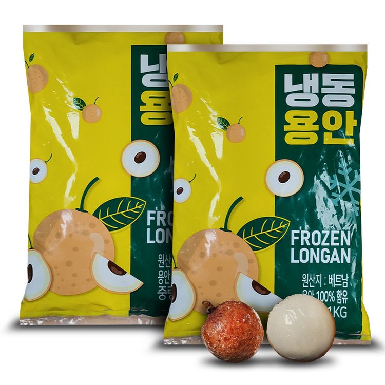 냉동 롱간 용안 1kgx2팩베트남열대과일리치디저트과일토핑 홈플러스 택배배송