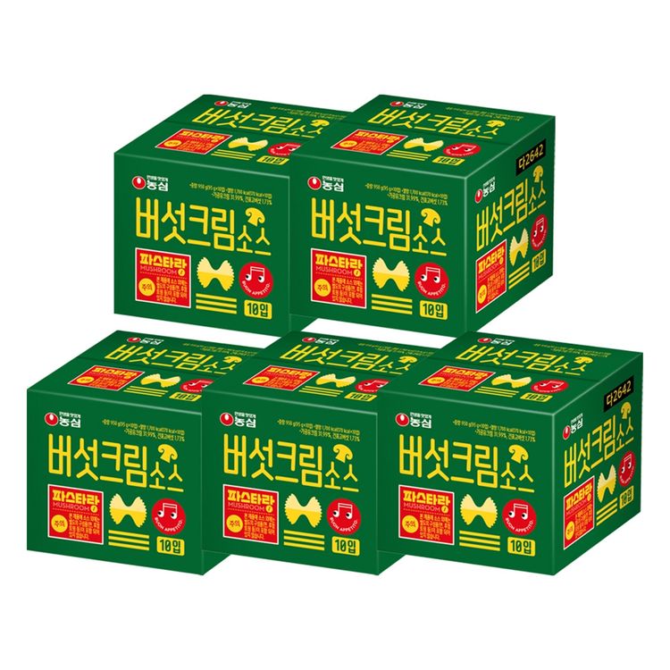 농심 파스타랑 버섯크림 소스95gx10개입 X 5개 홈플러스 택배배송
