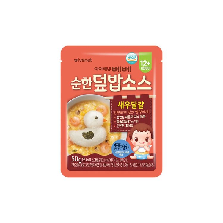 아이배냇 순한덮밥소스 새우달걀 50g 홈플러스