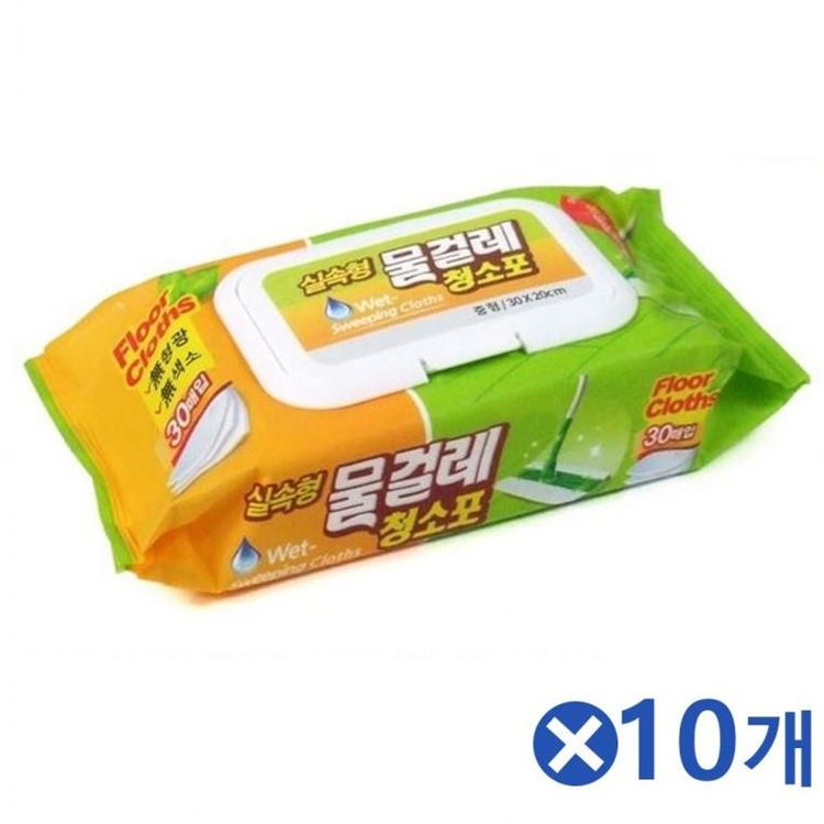 캡뚜껑 물걸레 청소포 30매x10개 바닥청소 청소포리필 홈플러스 택배배송