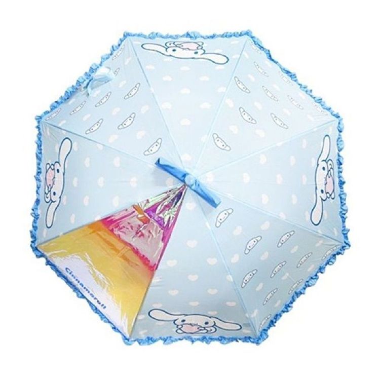 산리오 시나모롤 47cm 하트프릴 장우산 블루 1p 장마 홈플러스 택배배송