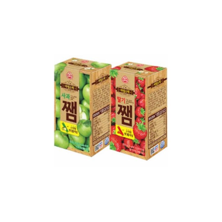 오뚜기 스틱쨈 아임스틱 사과쨈 20g 10t 1개 딸기쨈 20g 10t 1개 홈플러스 택배배송