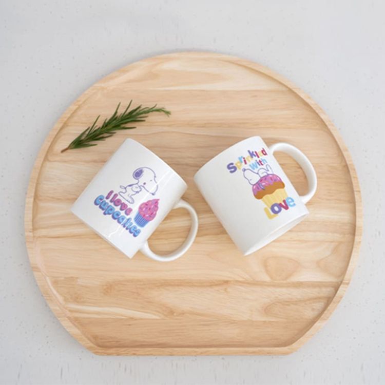 Corelle 코렐 코닝웨어 스누피 케이크 머그컵 2p 홈플러스 택배배송