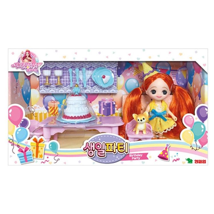 피규어인형 시크릿쥬쥬 생일파티 1p 유아 인형놀이 장난감 완구 홈플러스 택배배송