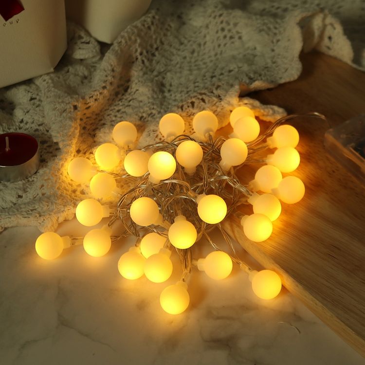 Led 앵두 전구 30구 웜화이트 줄조명 건전지 홈플러스 택배배송