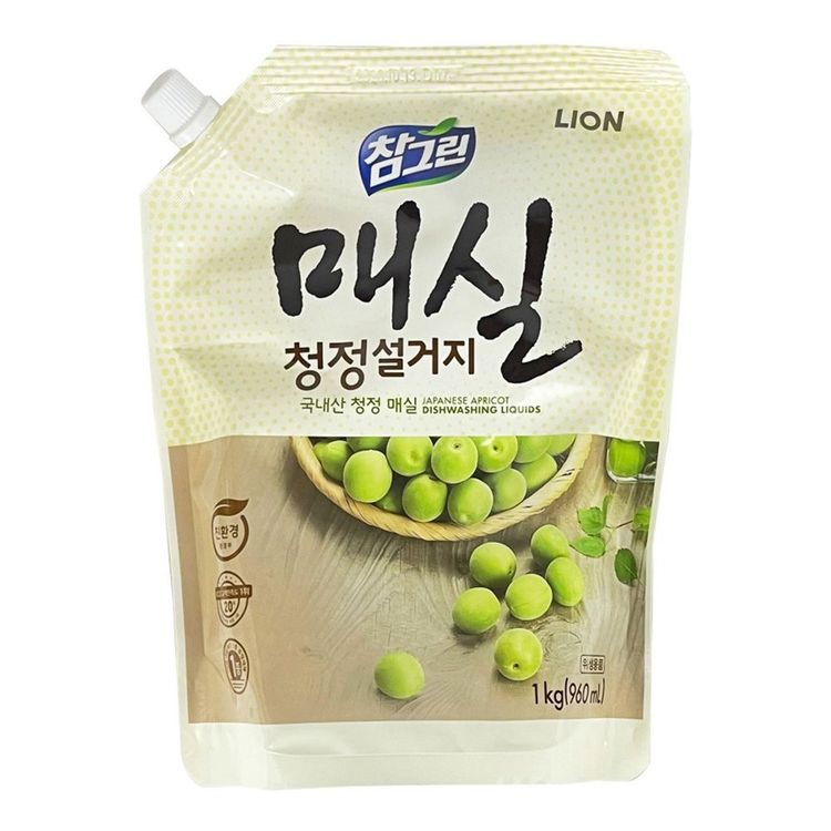 참그린 매실 청정 설거지 주방세제 리필 1kg960ml O 홈플러스 택배배송