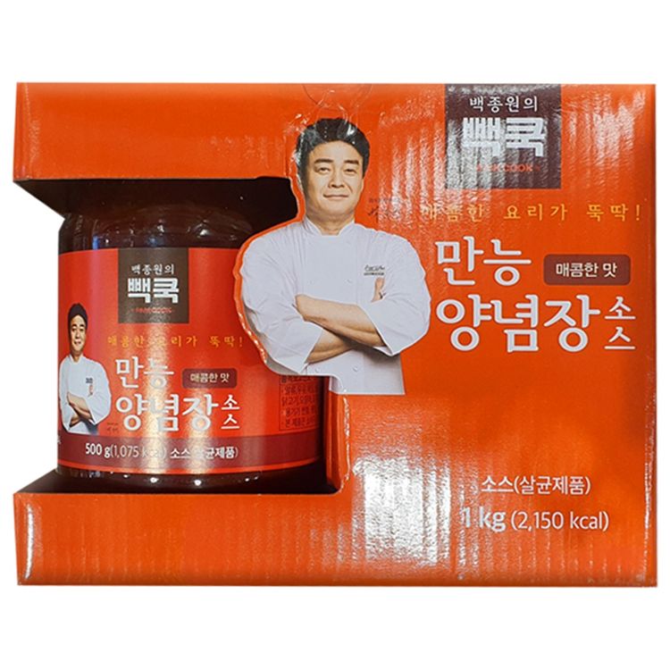 빽쿡 백종원 만능 양념장 500g X 2 홈플러스 택배배송