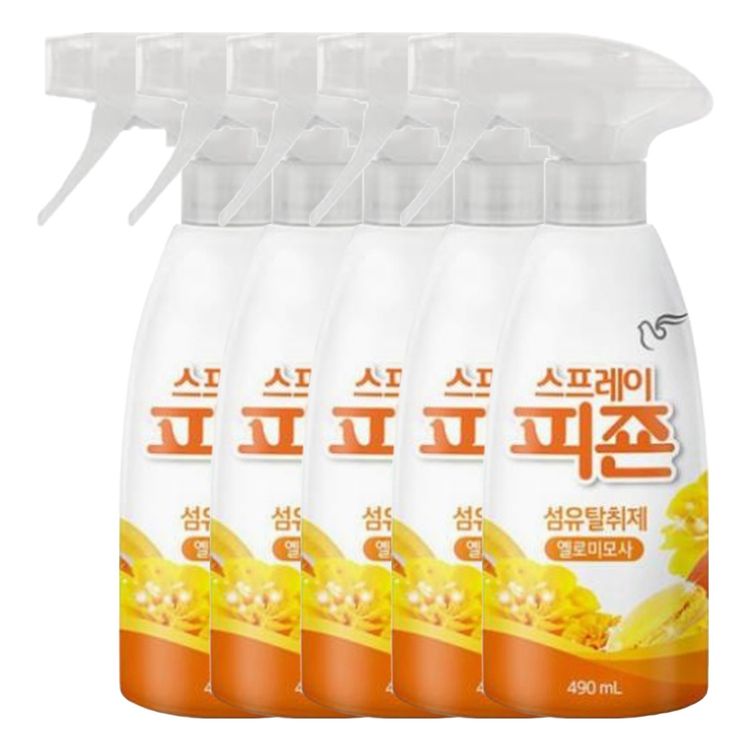 스프레이 피죤 섬유탈취제 옐로미모사 490ml X 5개 홈플러스 택배배송