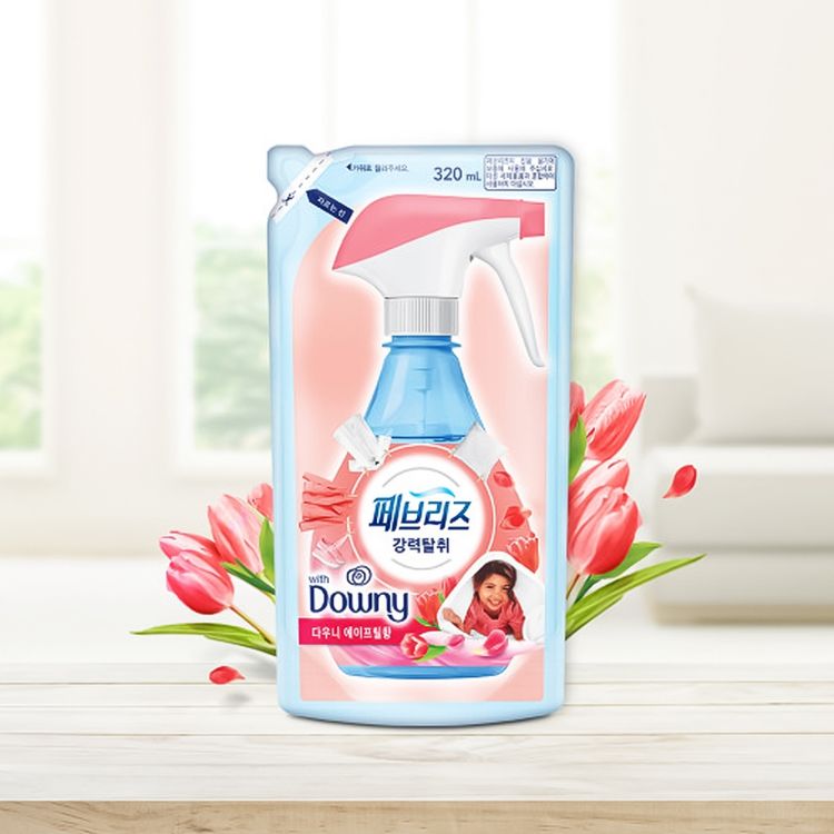페브리즈 섬유 탈취제 다우니 에어프릴향 320ml 1개 리필 섬유탈취제 섬유향수 실내방향제 홈플러스 택배배송