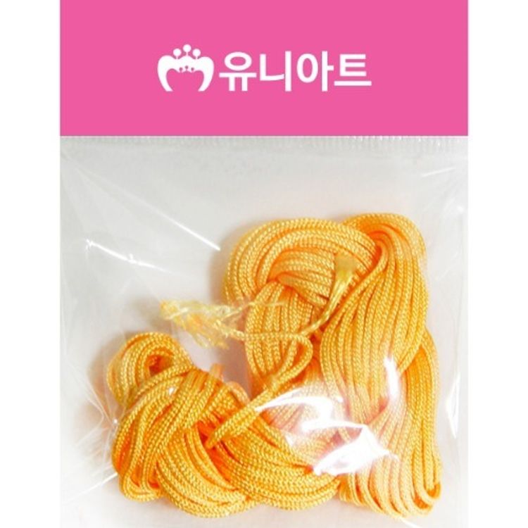 스쿨문구유니아트 매듭실 두께15mm 길이 약13m 노랑 홈플러스 택배배송