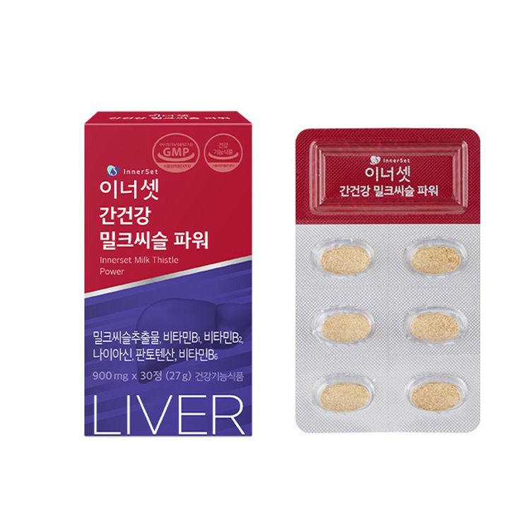 이너셋 간건강 밀크씨슬 파워 900mg X 30정 홈플러스 택배배송