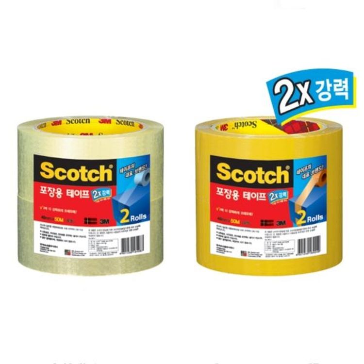 스카치 포장용 테이프 갈색 48mmx50mx2롤n3458600 홈플러스 택배배송