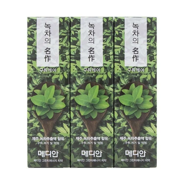 메디안 녹차의 명작 그린티 에너지 치약 120g 3입 | 홈플러스 택배배송