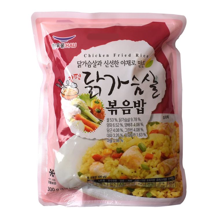 한우물 닭가슴살볶음밥 300g X 6봉 홈플러스 택배배송