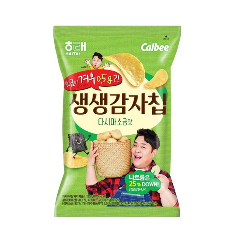 해태 생생감자칩 다시마소금맛 120g 홈플러스