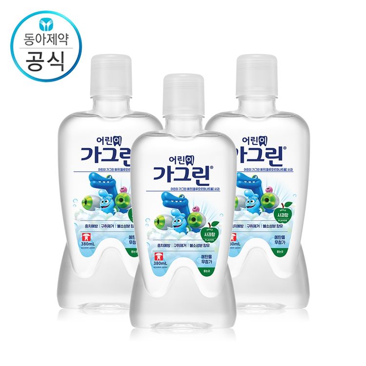 어린이 가그린 사과 380ml X 3개 홈플러스 택배배송