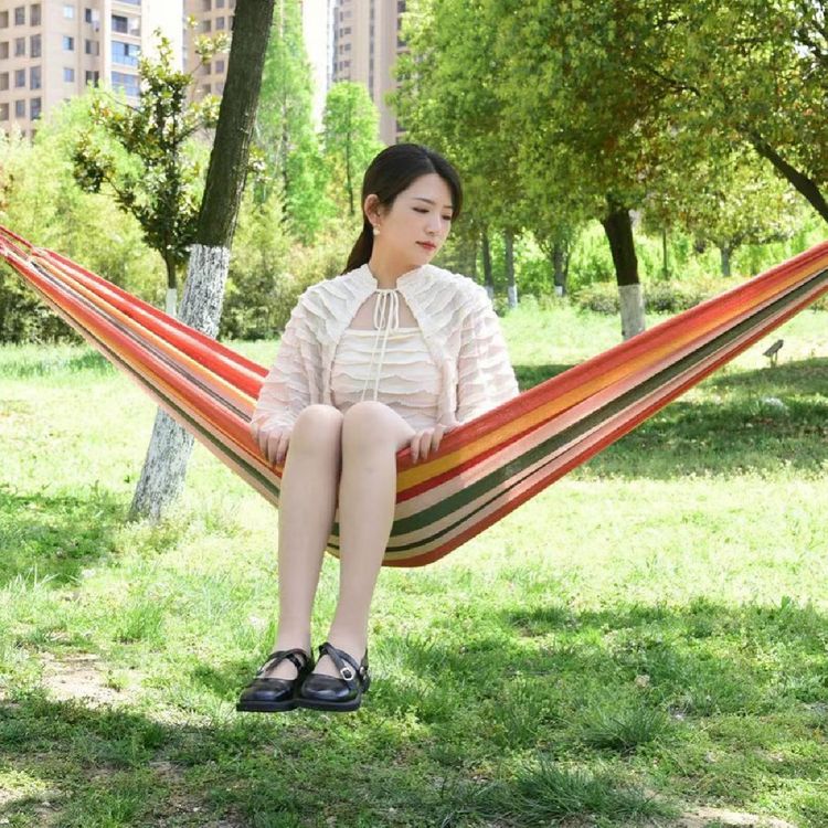 캐빈 캠핑 해먹200x80cm 믹스 오렌지 홈플러스 택배배송