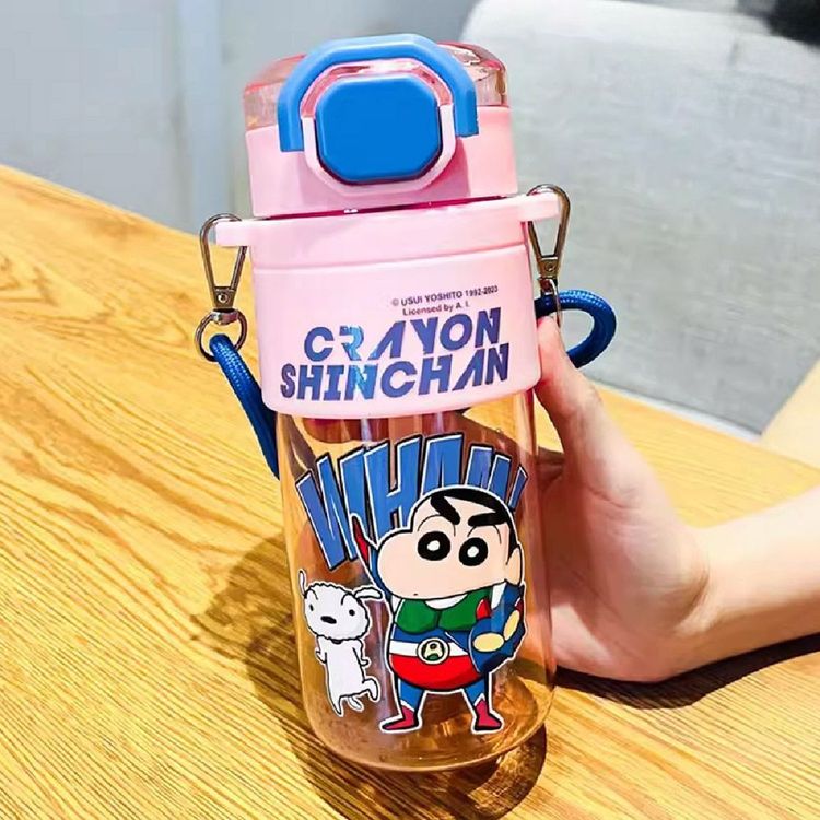 짱구 컬러풀 빨대 물통 650ml 핑크 홈플러스 택배배송