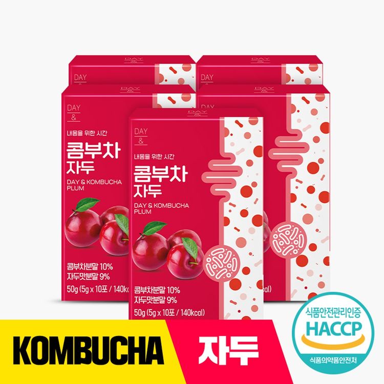 참앤들황토농원 데이앤 콤부차 자두 10포 5박스 홈플러스 택배배송