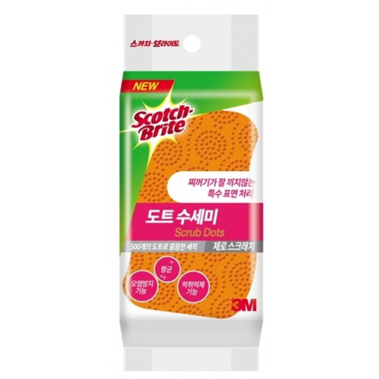 2814990 3m 제로스크래치 도트 수세미 2입 홈플러스 택배배송