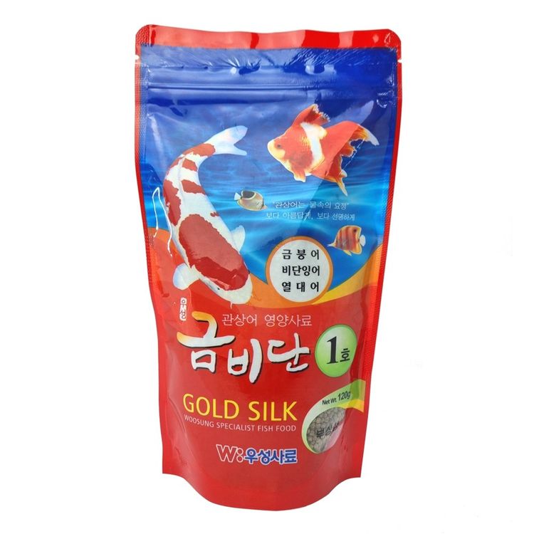 금비단 골드실크 1호 관상어 영양사료 120g 홈플러스 택배배송