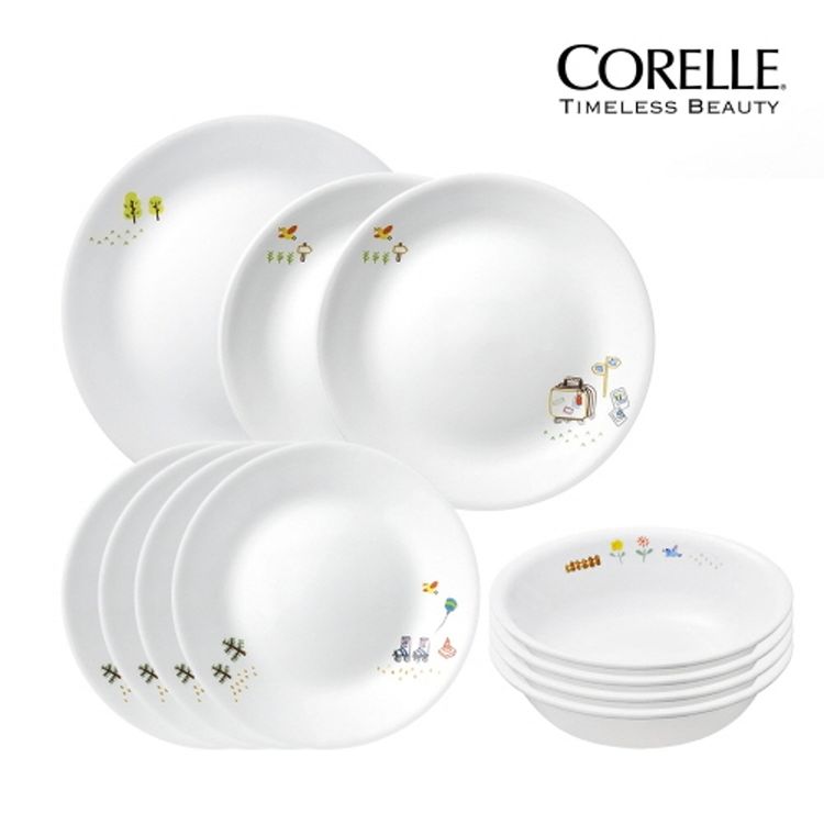 Corelle 코렐 이지위켄드 원형 접시세트 11p 홈플러스 택배배송
