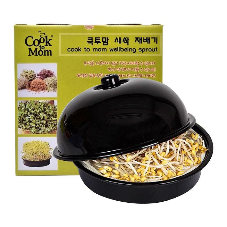 원형 콩나물 재배기 블랙 새싹 재배기 콩나물 기르기 홈플러스 택배배송